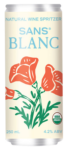 SANS WINE BLANC SPRITZER 4.2% SINGLE 250ML NATURAL WINE