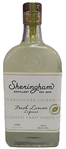 SHERINGHAM DISTILLERY FRESH LEMON LIQUEUR 750ML VANCOUVER ISLAND ...