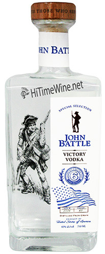 JOHN BATTLE VICTORY VODKA 40% 750ML PETALUMA CA; JOHN BATTLE FOR THOSE ...