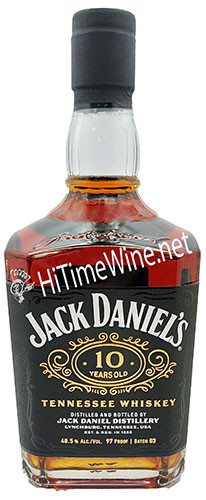 JACK DANIEL'S 10YR BATCH-3 50% 700ML TENNESEE WHISKEY