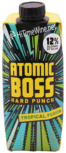 ATOMIC BOSS HARD PUNCH TROPICAL FUSION 12% ABV SINGLE 500ml HECTA BOX