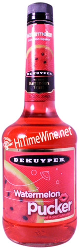 DEKUYPER PUCKER WATERMELON SQUEEZE SCHNAPPS LIQUEUR 750ML