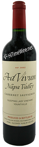 AD VIVUM 2021 CABERNET SAUVIGNON "SLEEPING LADY" NAPA VALLEY 750mL