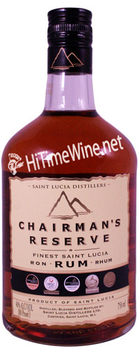 CHAIRMAN'S RESERVE ORIGINAL RUM 40% 750ML FINEST SAINT LUCIA RUM