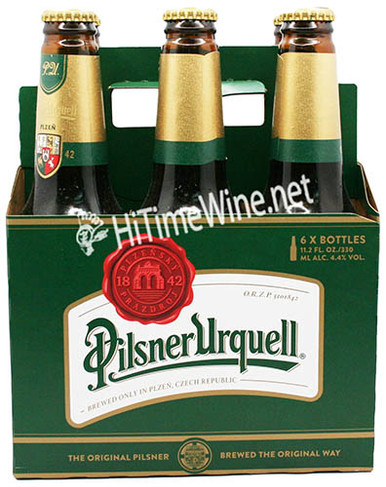 PILSNER URQUELL 6 PACK 12oz BOTTLES