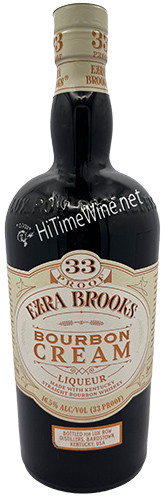EZRA BROOKS BOURBON CREAM LIQUEUR 750ML KENTUCKY STRAIGHT BOURBON WHISKEY