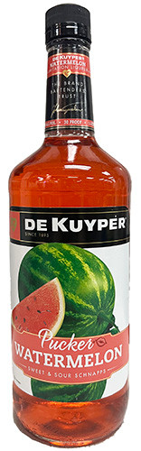 DEKUYPER PUCKER WATERMELON SCHNAPPS LIQUEUR 1L
