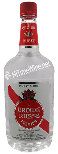 CROWN RUSSE VODKA 1.75L CLOSE OUT MADE AT BUFFALO TRACE DISTILLERY