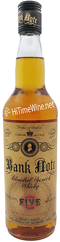 BANK NOTE 5YR BLENDED SCOTCH WHISKY 43% 700ML