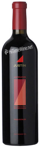 JUSTIN 2021 PROPRIETARY RED "JUSTIFICATION" PASO ROBLES 750mL