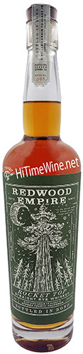 REDWOOD EMPIRE ROCKET TOP RYE 100PF 750ML BOTTLED IN BOND; CALIFORNIA ...