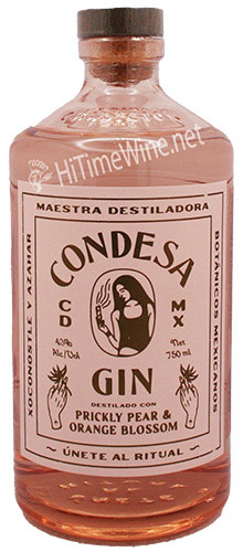 CONDESA GIN PRICKLY PEAR & ORANGE BLOSSOM 750ML XOCONOSTLE Y AZAHAR ...