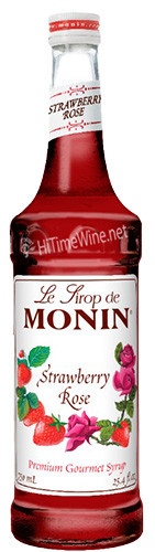 MONIN STRAWBERRY ROSE SYRUP 750ML
