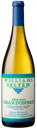 WILLIAMS SELYEM 2021 CHARDONNAY "UNOAKED" RUSSIAN RIVER VALLEY 750mL
