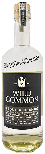 WILD COMMON TEQUILA BLANCO 42% 750ML NOM 1123 CRT; 100% AGAVE BLUE ...
