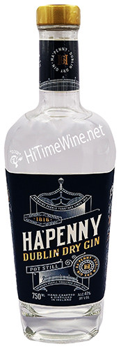 HA PENNY DUBLIN DRY GIN 750ML