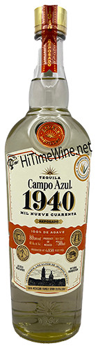 CAMPO AZUL 1940 REPOSADO 750 80PF NOM-1416 ADDITIVE FREE TEQUILA