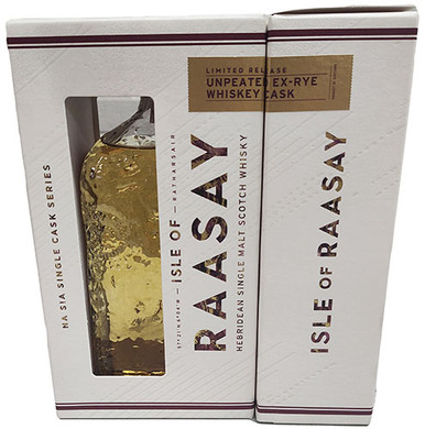 ISLE OF RAASAY UNPEATED EX-RYE CASK 61.6% 700ML SINGLE CASK; HEBRIDEAN ...