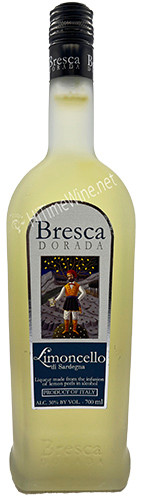 BRESCA DORADA LIMONCELLO LIQUEUR 30% 700ML ITALY