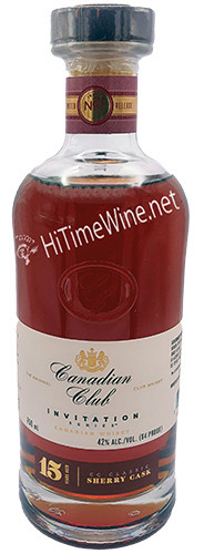 CANADIAN CLUB 15YR SHERRY CASK 84PF 750ML INVITATION SERIES