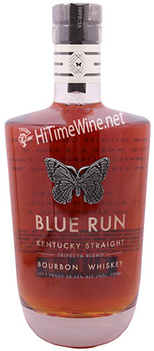 BLUE RUN TRIFECTA BLEND 58.55% 750ML KENTUCKY STRAIGHT BOURBON WHISKEY