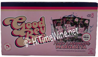 GOOD BEV CO FIESTA WATERMELON MARGARITA 10% 8 PACK 200ml POUCHES