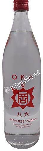 OKA JAPANESE VODKA 43% 900ML DISTILLED FROM JAPANESE RICE Region: Kyushu