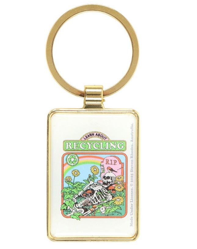 LEARN ABOUT RECYCLING KEYRING BY STEVEN RHODES - The Missing Label LTD