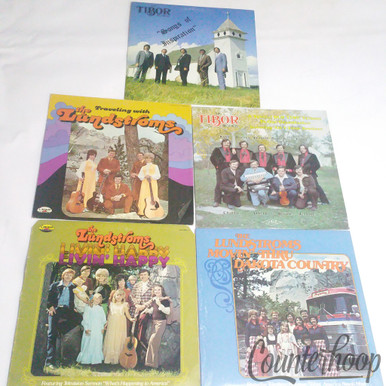 5x LP Vinyl Record Album Lot Tibor Brothers+The Lundstroms Folk,World ...