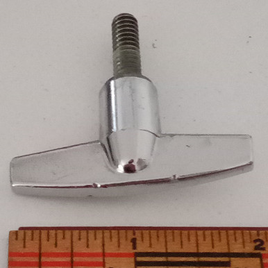 Ludwig 3/4"x1/4"-20 Wing-Screw Chrome T-Handle Cymbal/Tom Stand Part ...