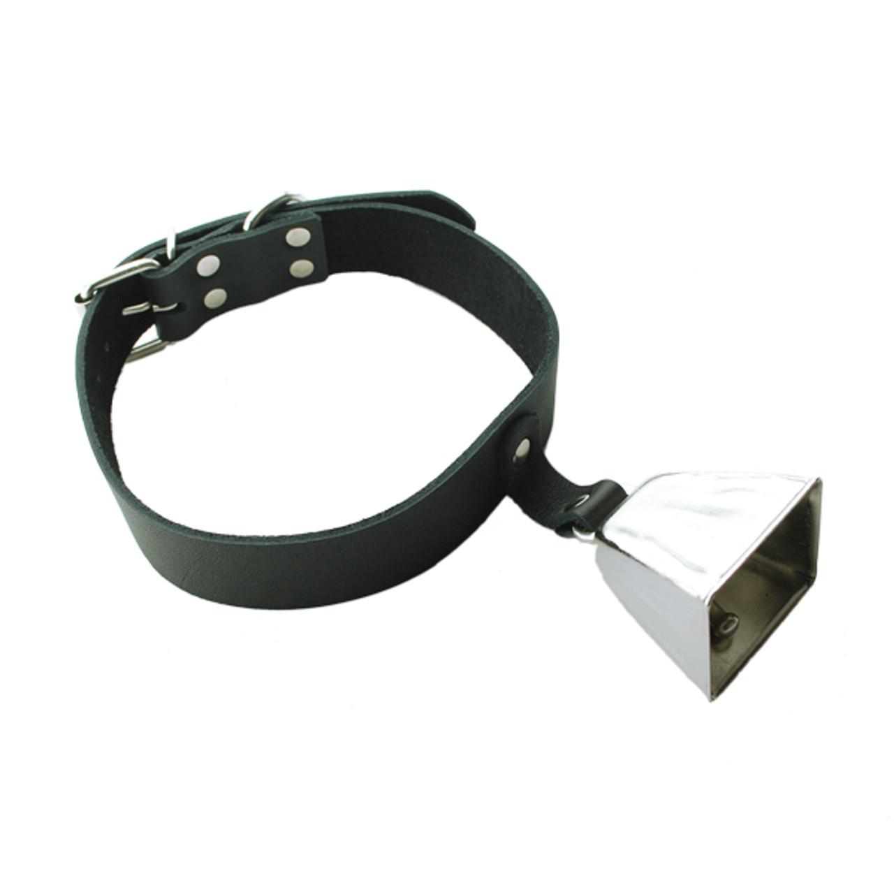 Spartacus Leather Cow Bell Collar Adult Bliss