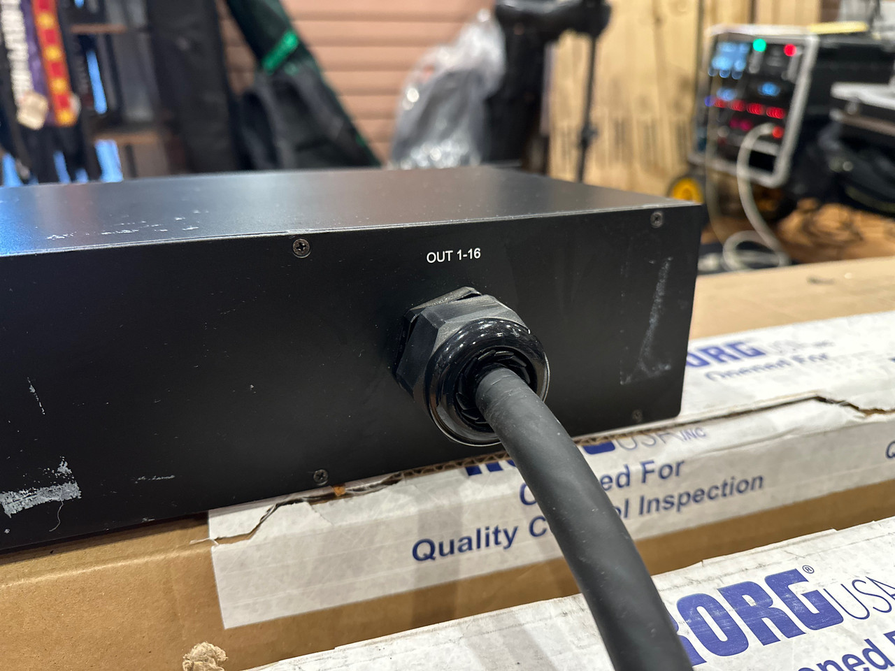 Redco in-ear 16 channel splitter ground lifts combo jacks DB25 snakes