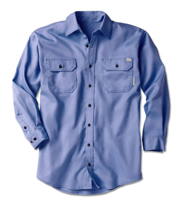 Rasco | FR 88/12 Uniform Shirt | Work Blue - FR Clothing & Supply