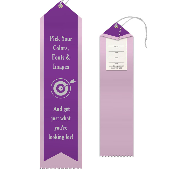 Custom Ribbon 2.5x10 Overlay w/event card