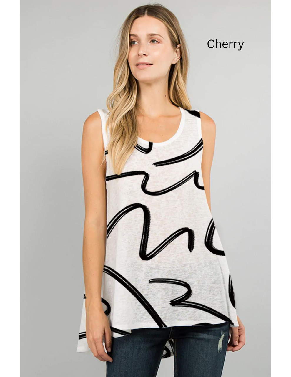 Et' Lois Roadmap Soft Knit Top - New Moon Boutique