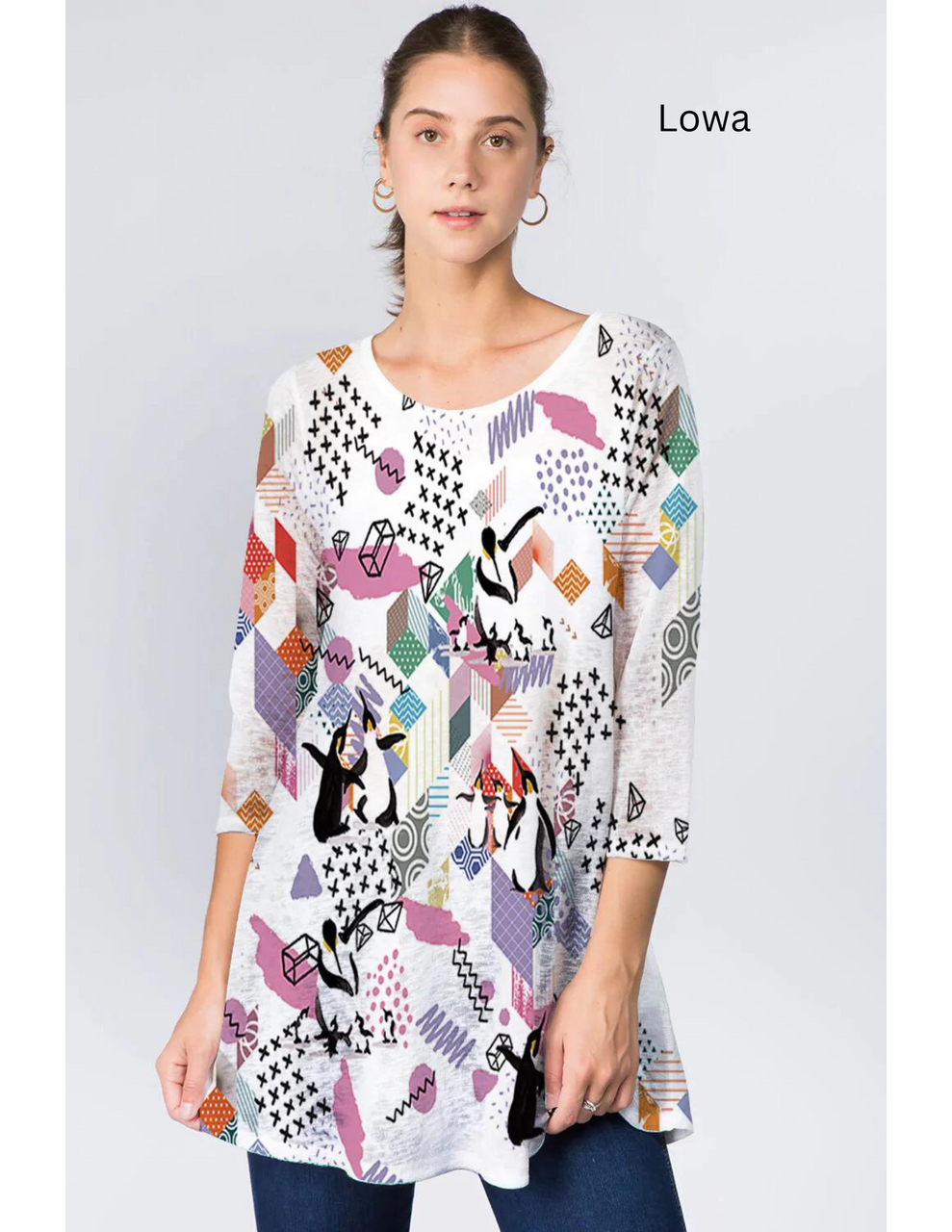 Et' Lois Penguin Party Soft Knit Top - New Moon Boutique