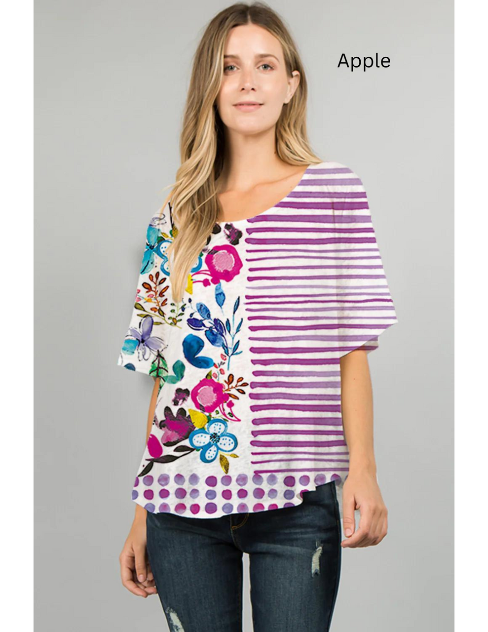 Et' Lois Purple Perfection Soft Knit Top - New Moon Boutique