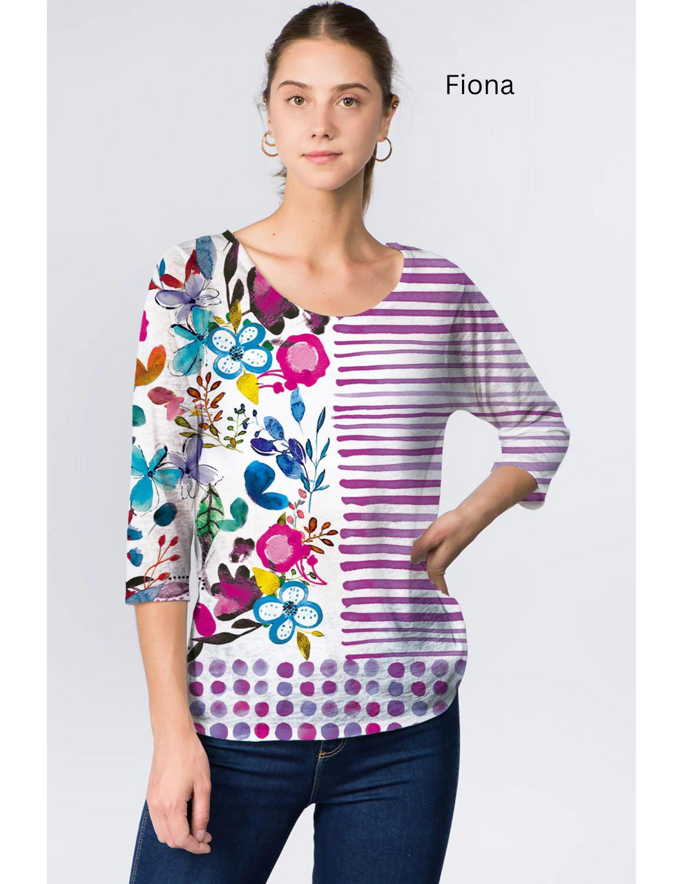 Et' Lois Purple Perfection Soft Knit Top - New Moon Boutique
