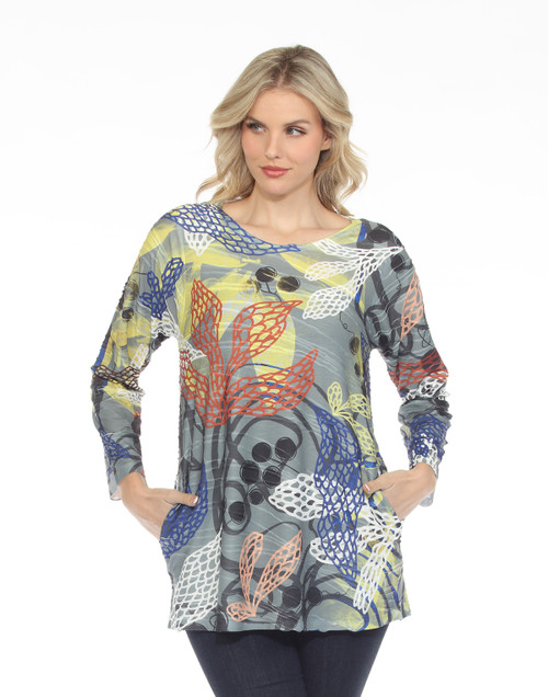Inoah Maple Textured Tunic - New Moon Boutique