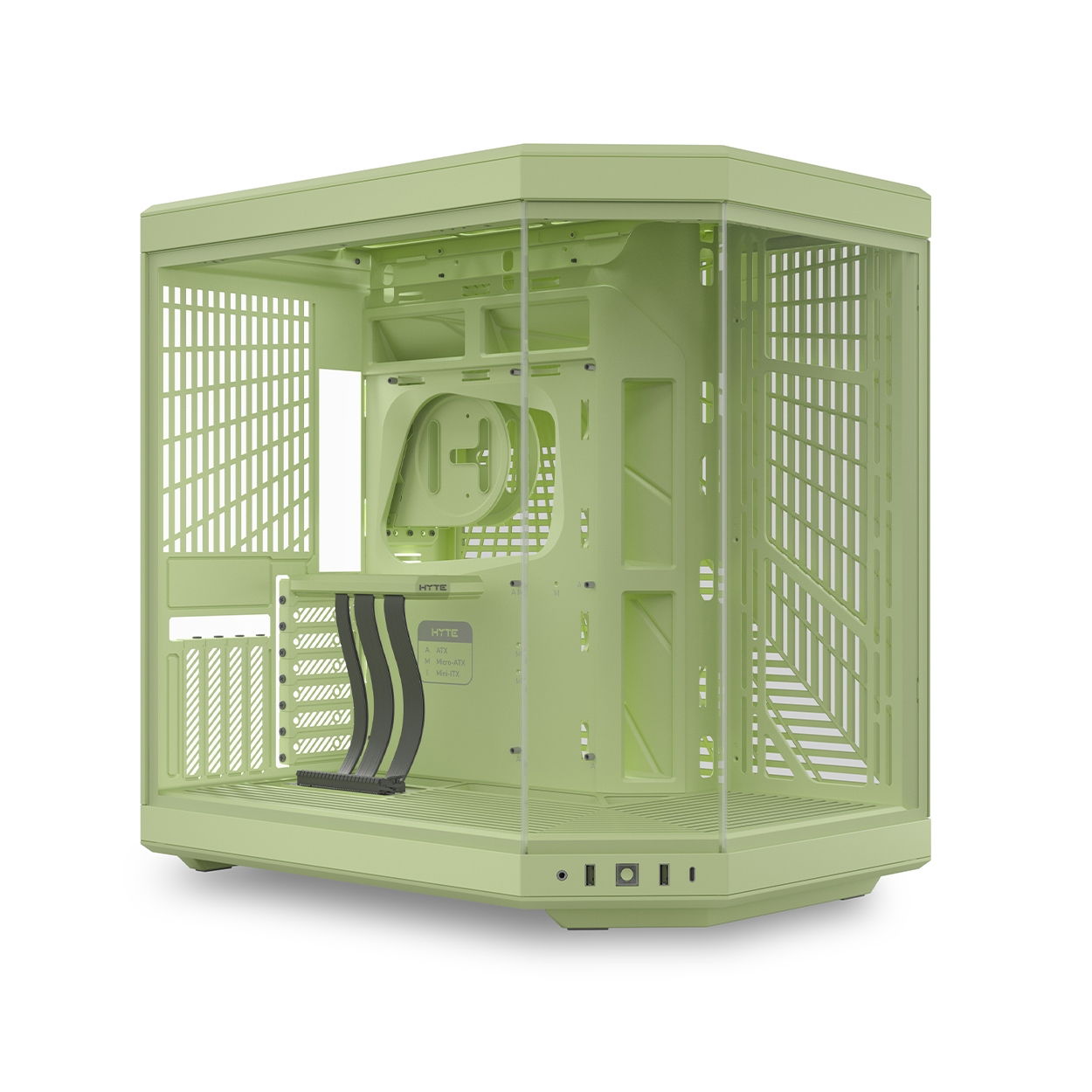 Y70 - Our New ATX PC Case - Matcha Milk | HYTE
