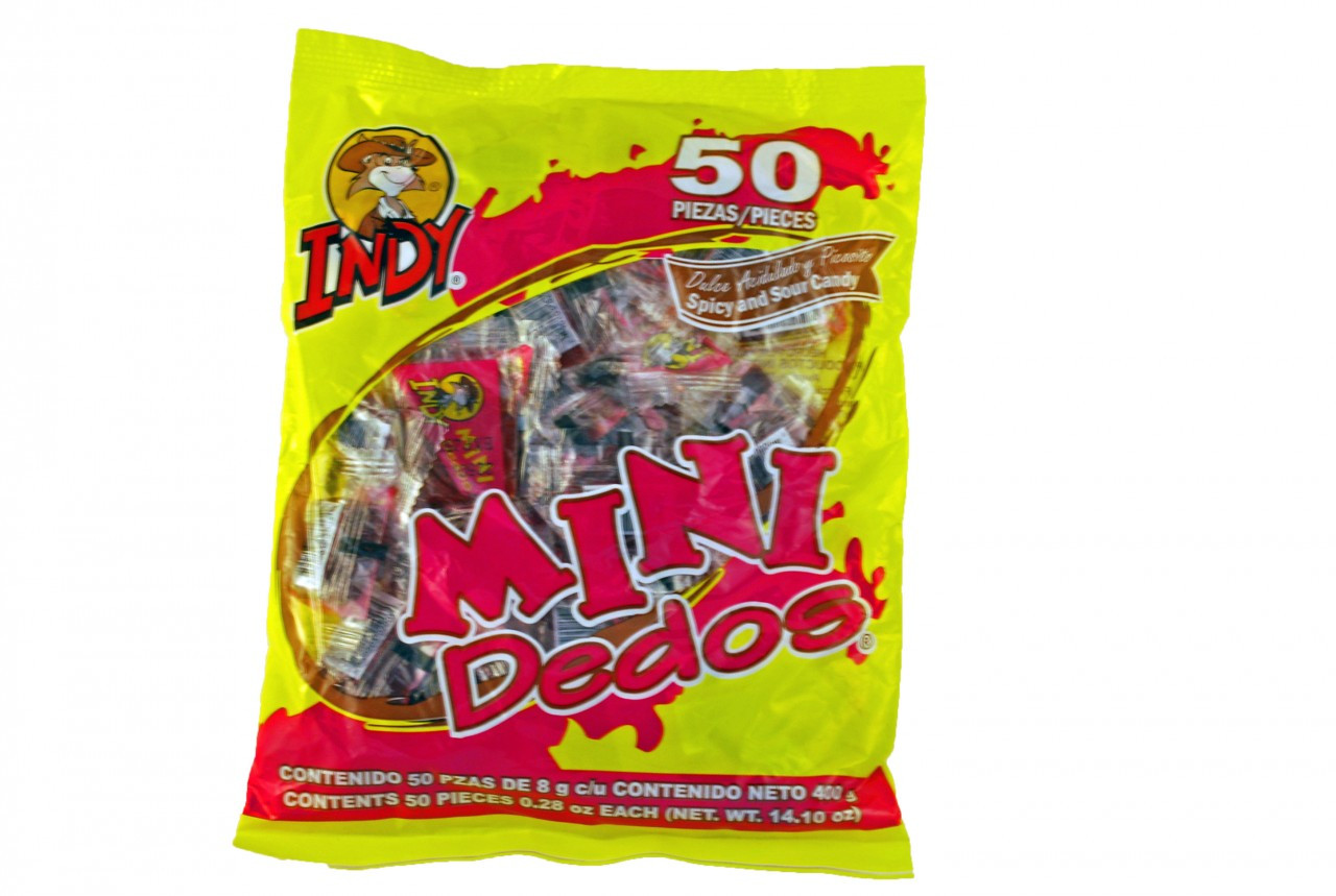 Indy Mini Dedos 50 Piece Pack | Buy At MyMexicanCandy.com