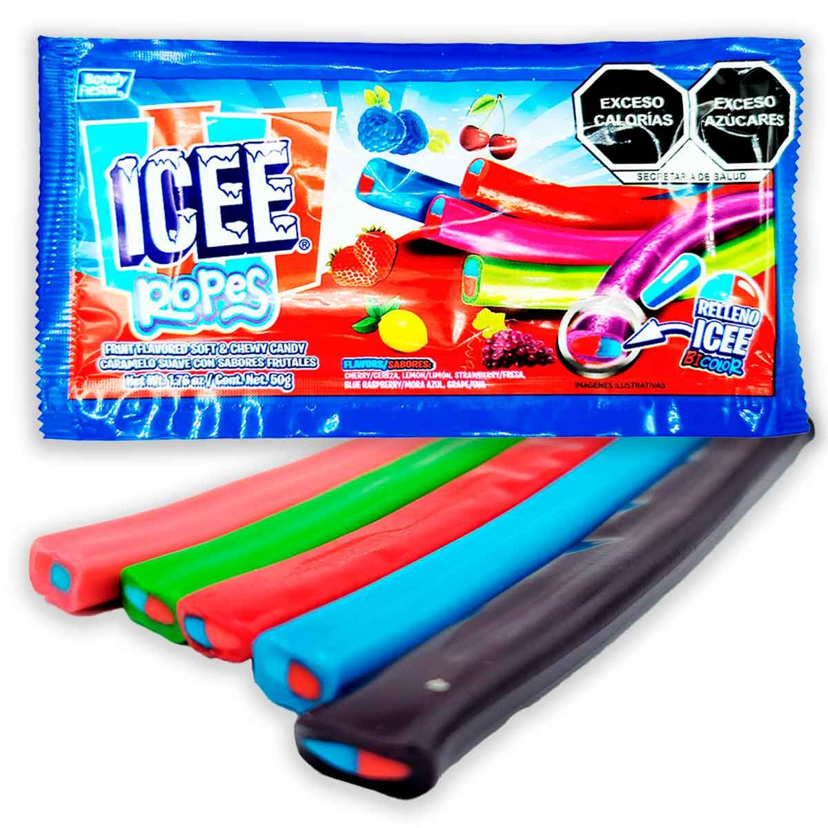ICEE Ropes 12-Pieces Pack | Buy at My Mexican Candy