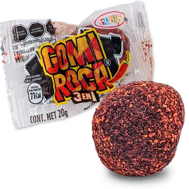Gummy Rock 20 Bola de Chile Sabor Cherry - Buy at My Mexican Candy
