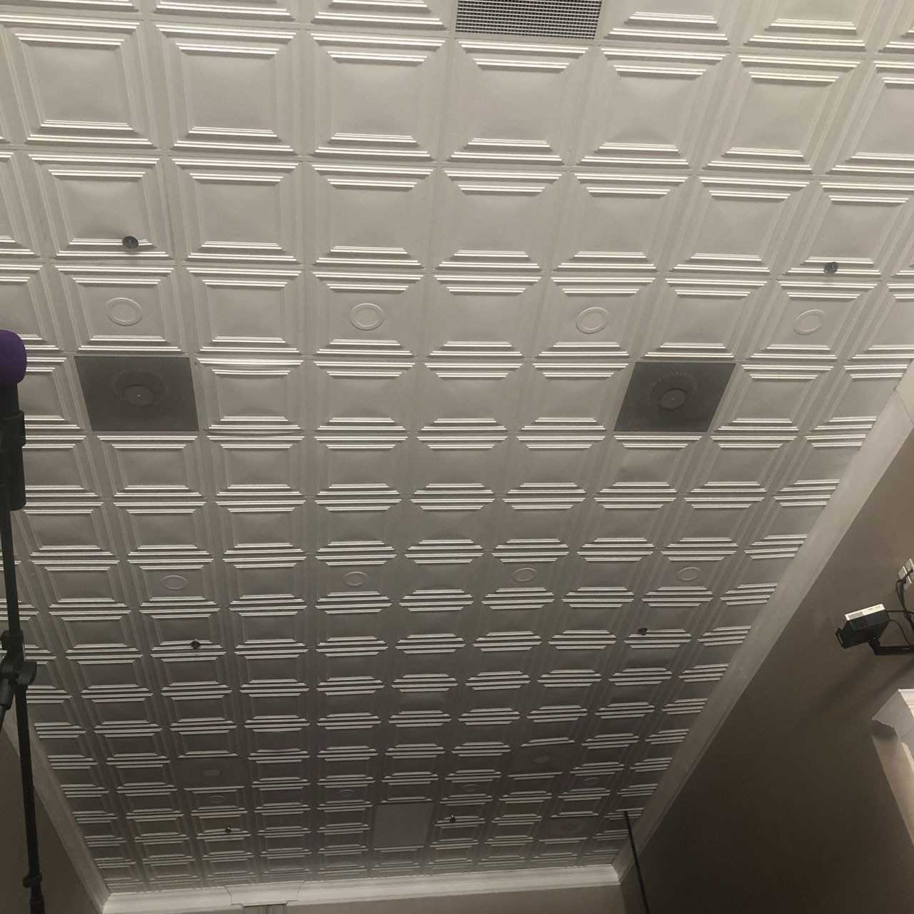 Economy 2 ft. x 2 ft. PVC Lay-in Ceiling Tile Pack (40 sq. ft. / box)