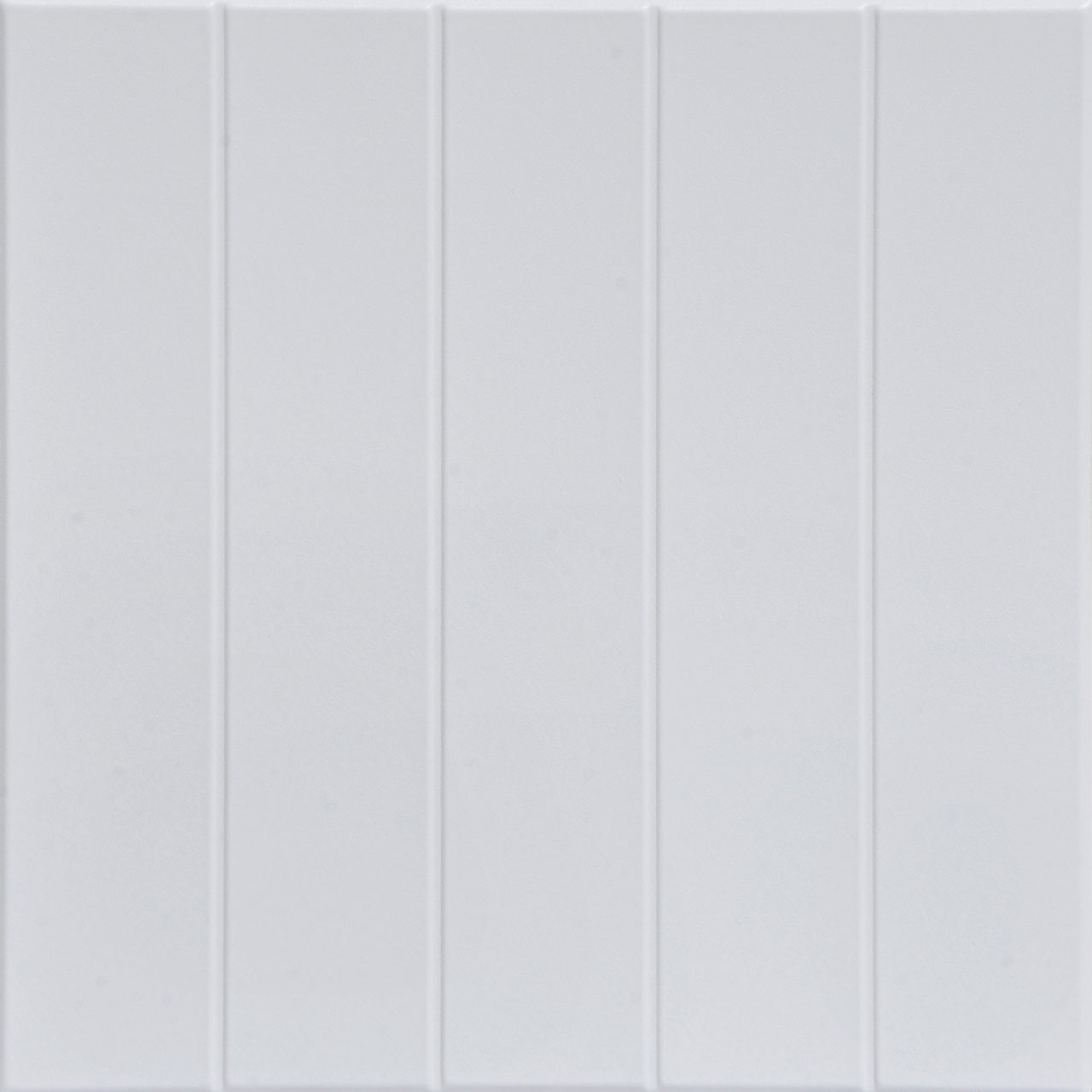 Beadboard Ceiling Tiles - Easy Installation - Paintable - Pack of 96