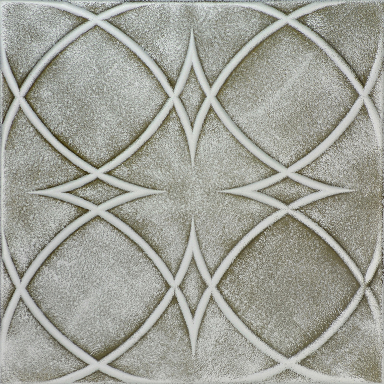 Circles and Stars Glue-up Styrofoam Ceiling Tile 20 in x 20 in - #R82 ...