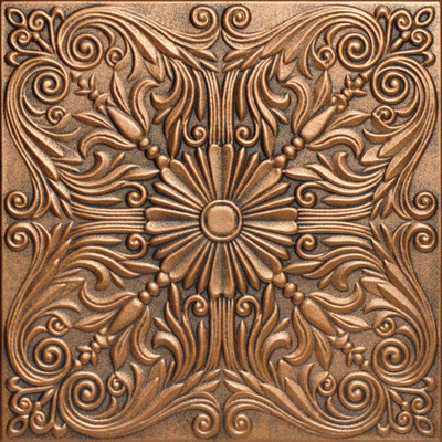 Spanish Silver Styrofoam Ceiling Tile 20 in x 20 in - #R139 - Pack of 96