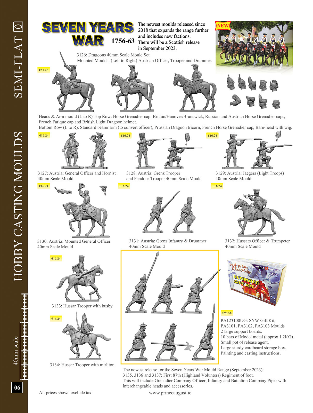 Prince August Catalogues with up to date prices and full colour pictures