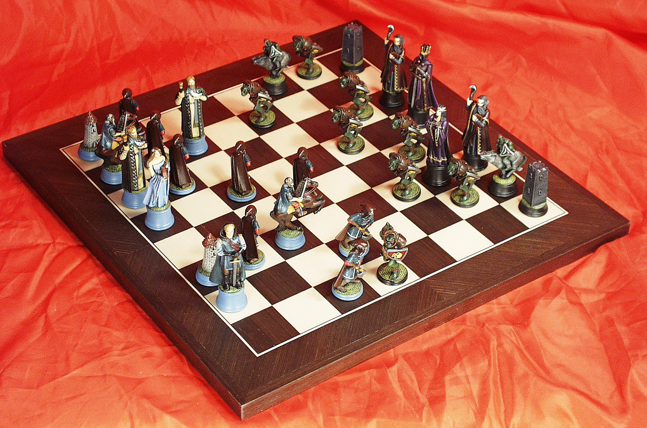 Fantasy Chess Set 54mm Scale Moulds: The Servants of the Shadow's side