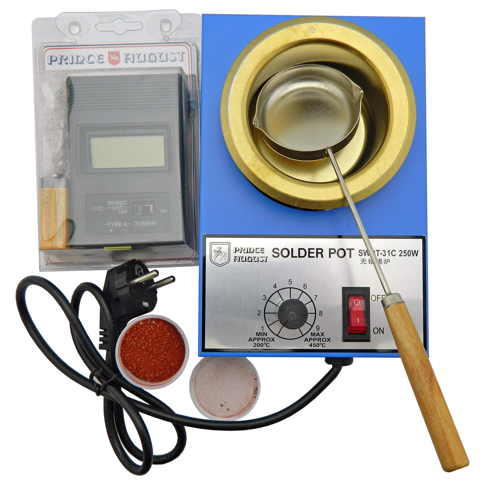Solder Melting Pot - UK & EU plug options.